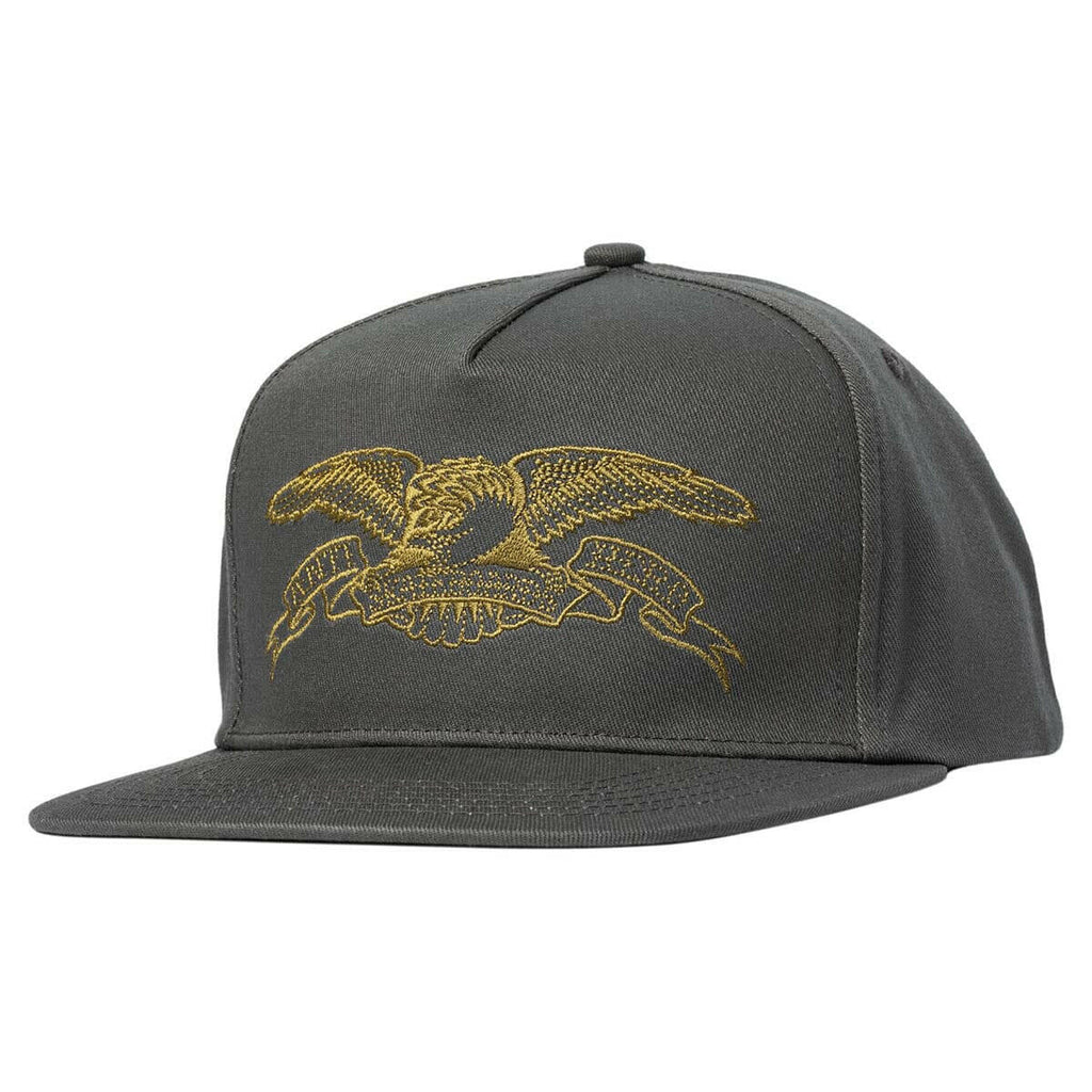 Anti Hero Basic Eagle Snapback Charcoal/Tan | OCD Skate Shop