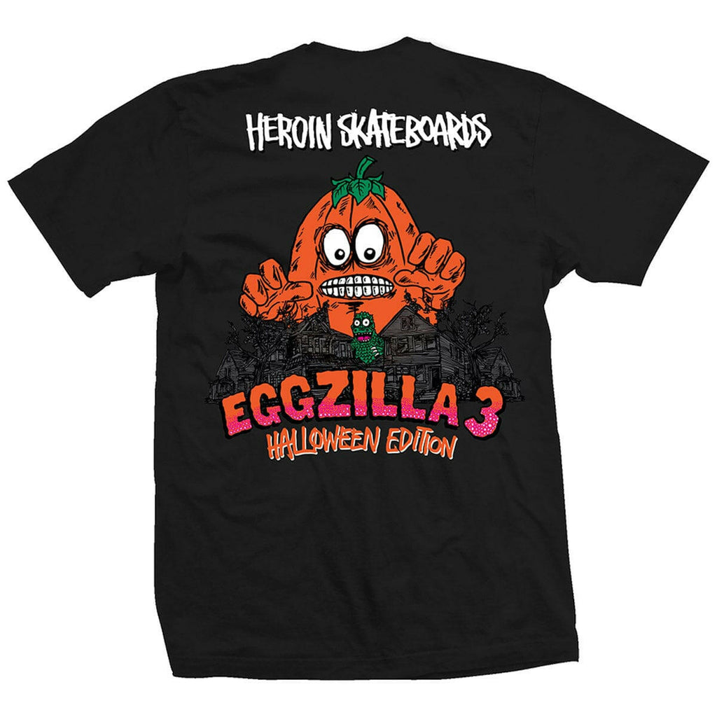 Heroin Eggzilla 3 Tee Black | OCD Skate Shop