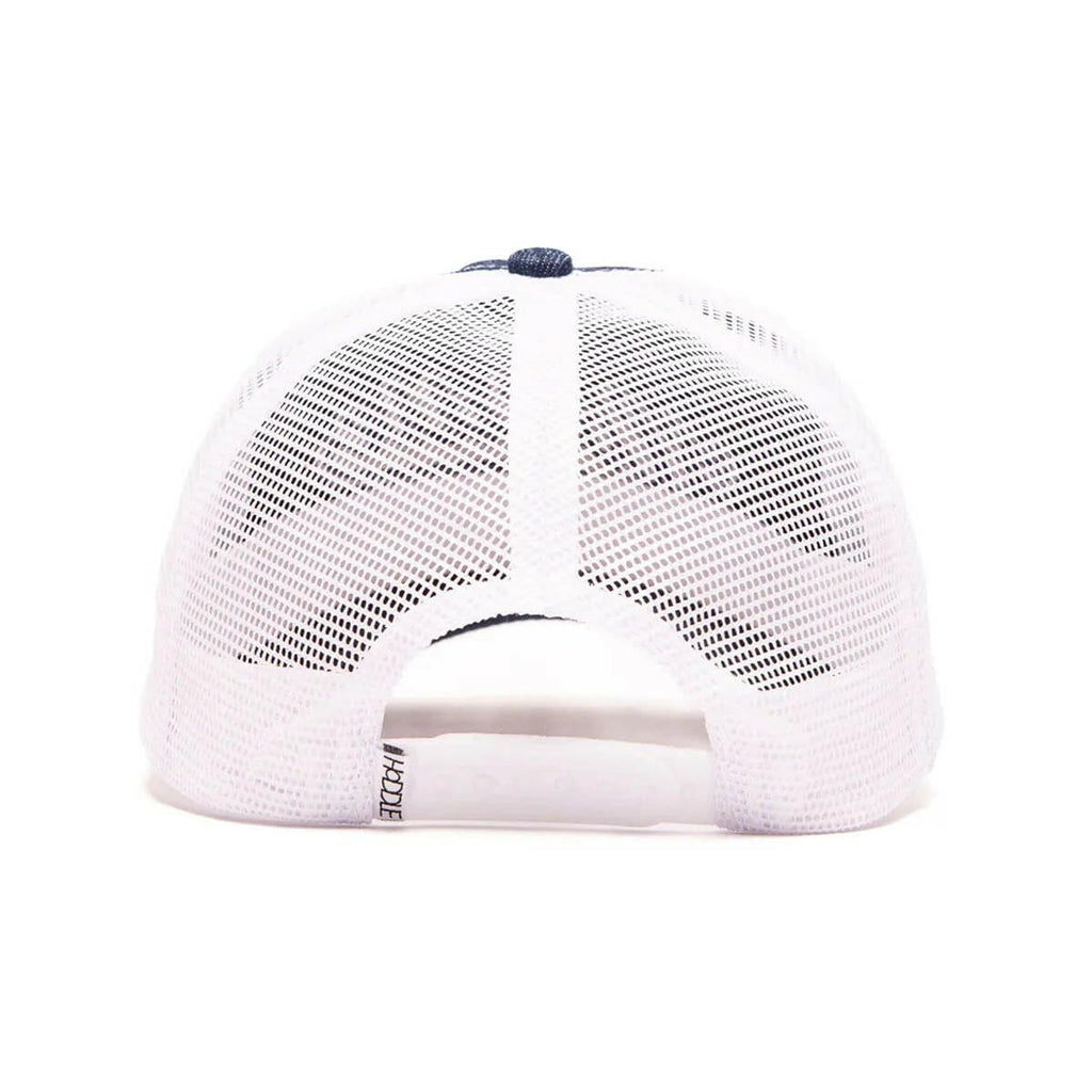 Hoddle Intarsia Trucker Cap Light Blue | OCD Skate Shop