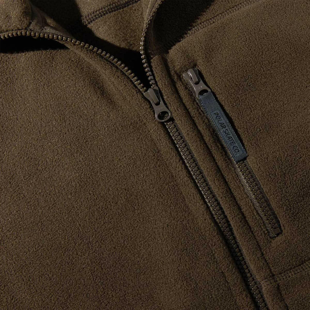 Polar - Basic Fleece Vest Brown