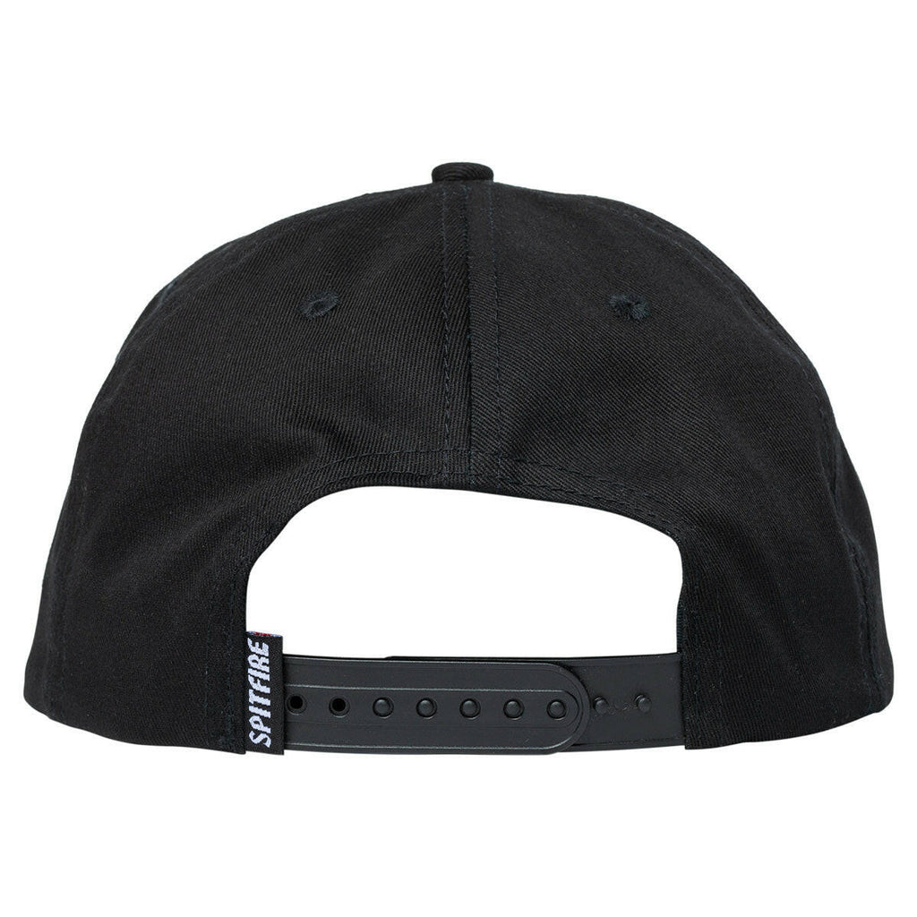 Spitfire Flames Script Snapback Black