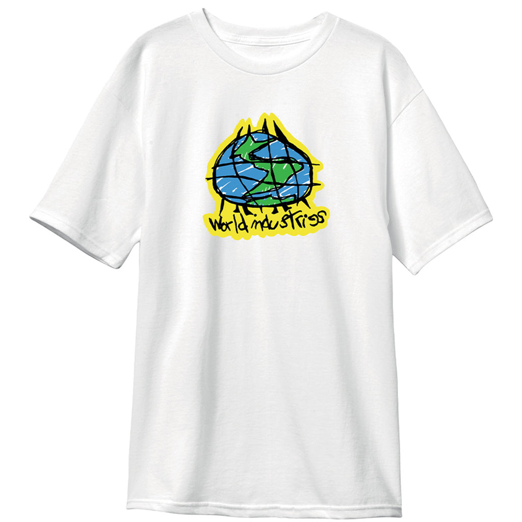 World Industries Scribble Tee White