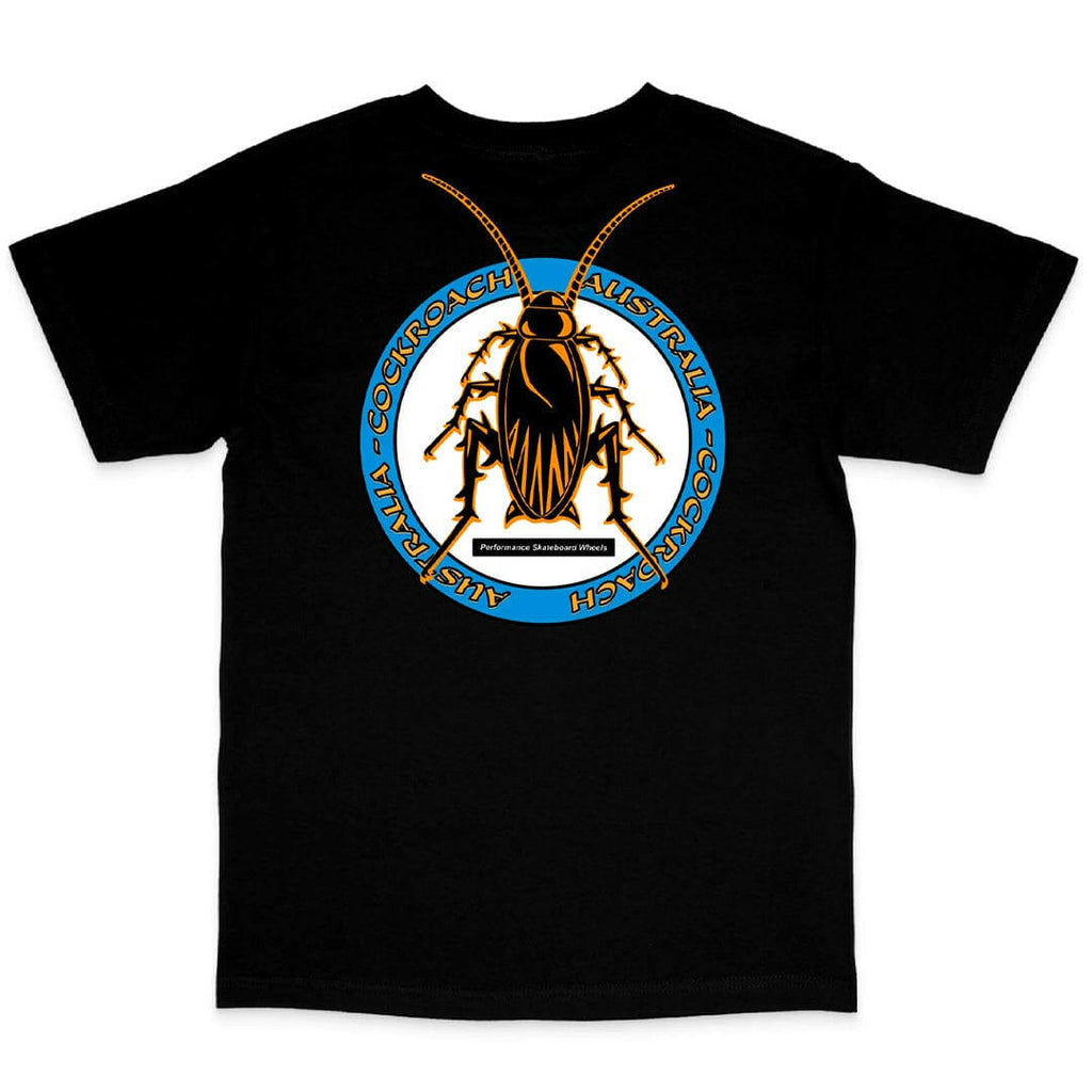 Cockroach - Classic Roach Tee Black/Orange/Blue