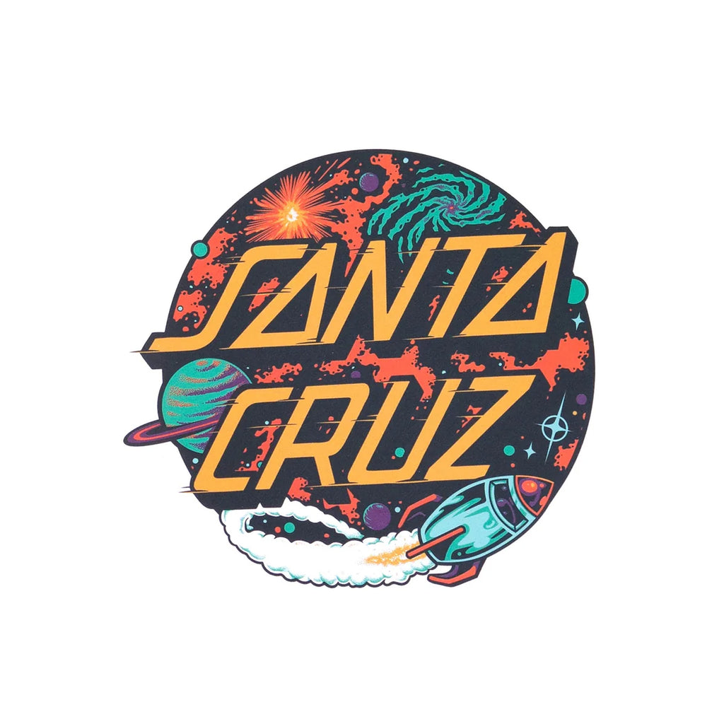 Santa Cruz Space Dot 4" Sticker