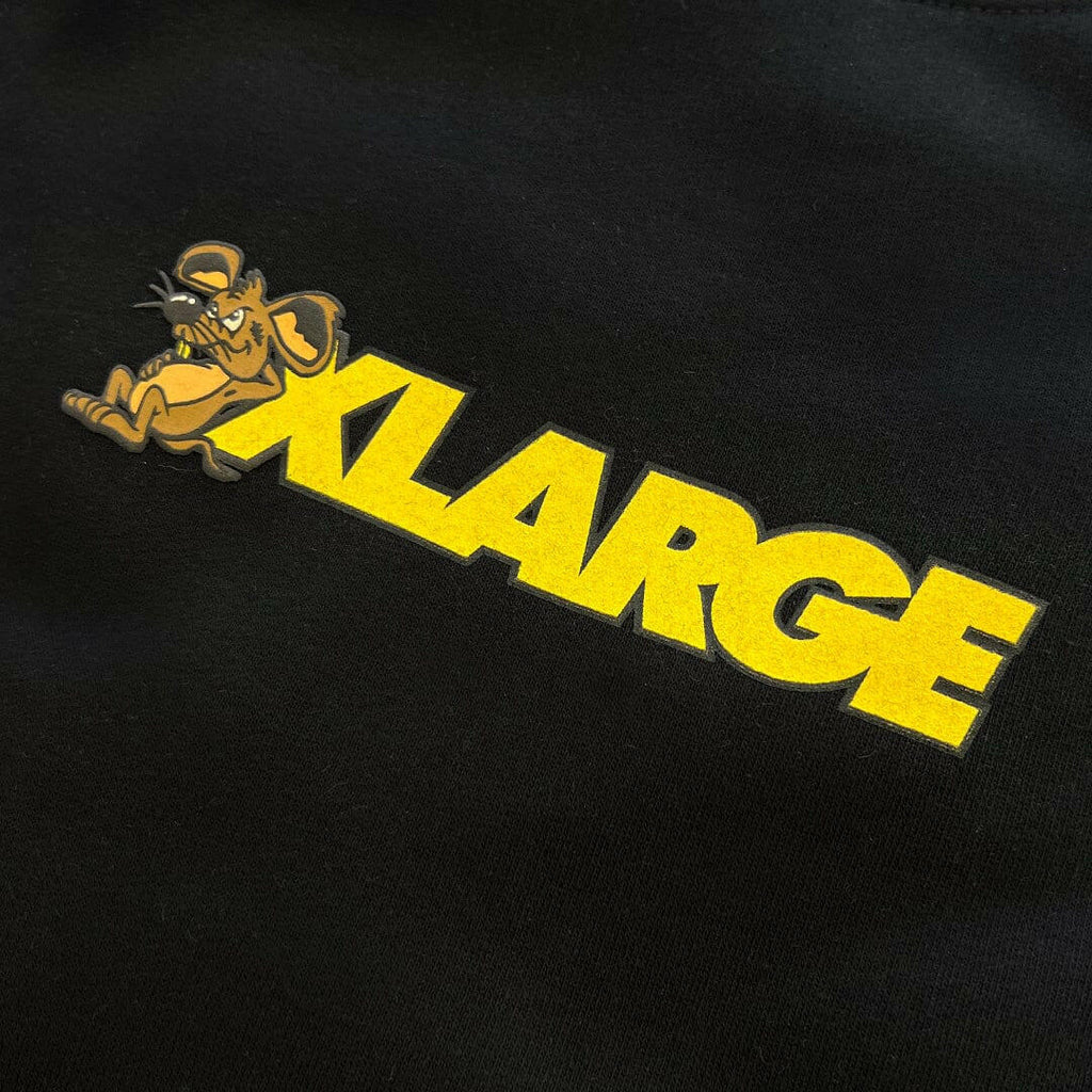 XLarge Rat Crew Black – Classic Skate Graphic Sweatshirt