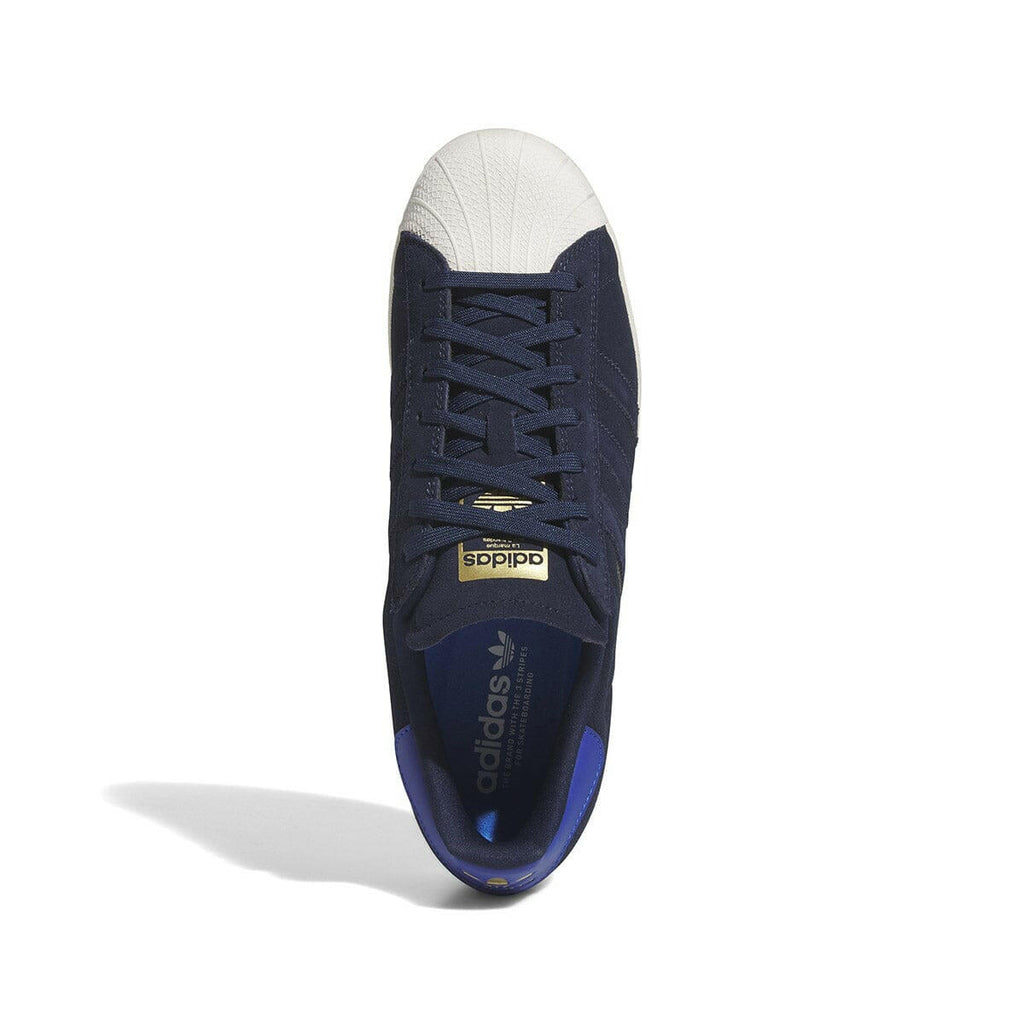 Adidas Superstar ADV Shoes in Navy/Royal/White - Buy Online