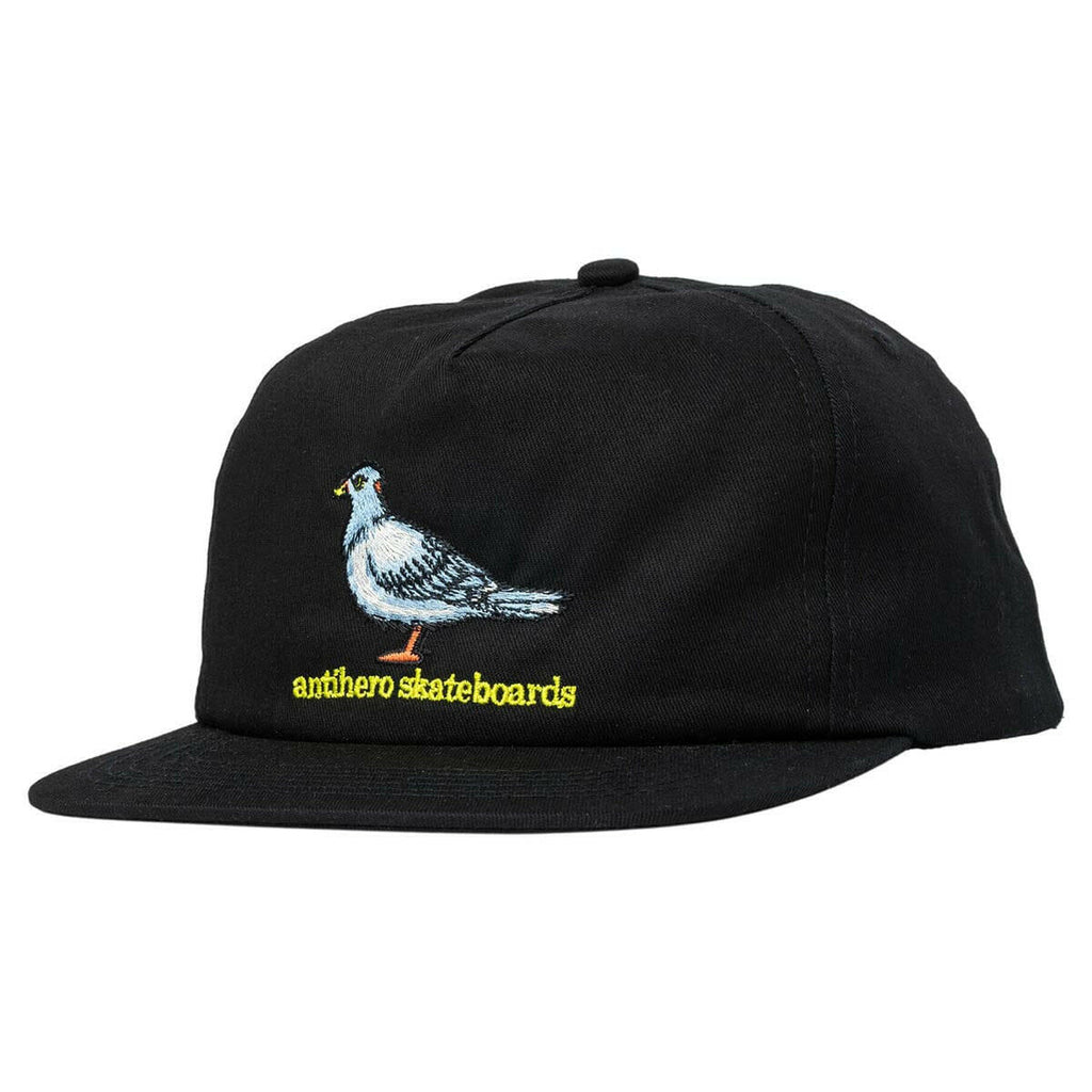 Anti Hero Lil Pigeon Snapback Black/Yellow | OCD Skate Shop