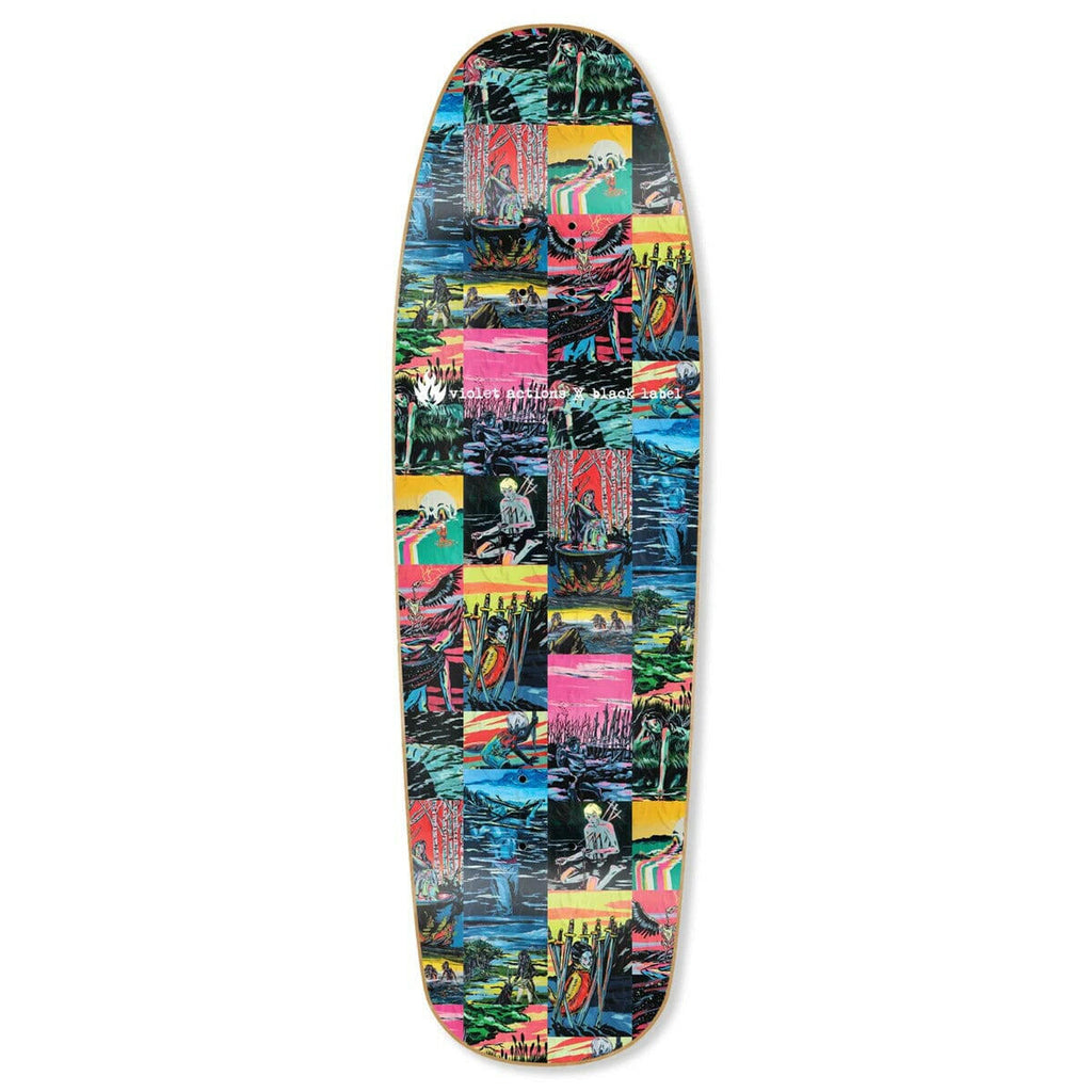 Black Label Violet Actions 9.625 Skateboard Deck - Shop Now