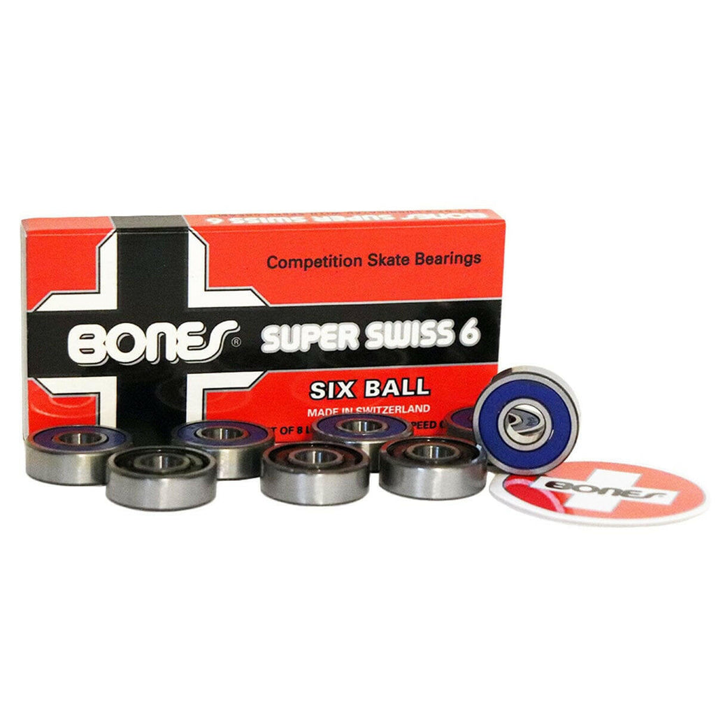 Bones Super Swiss 6 Balls Bearings – Ultimate Speed & Durability