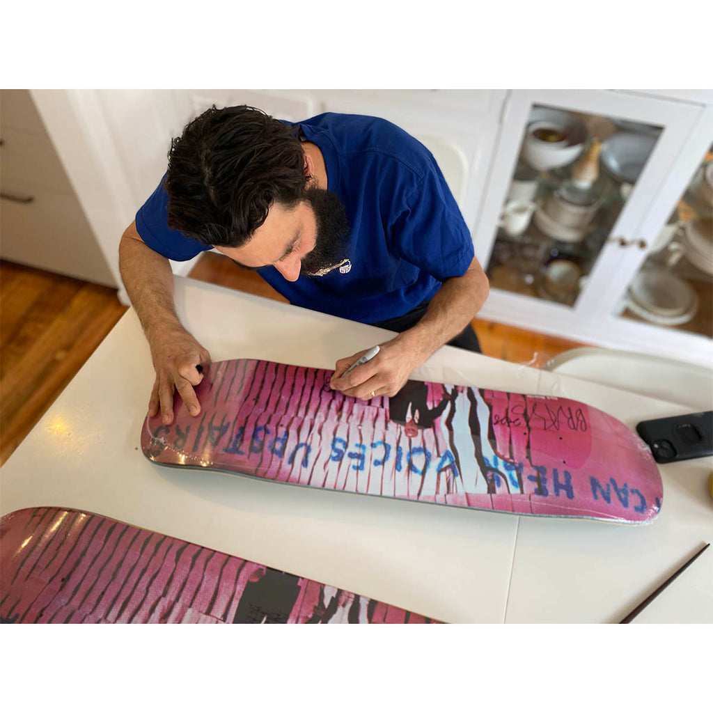 Polar SIGNED Nick Boserio Voices P2 8.5 Skateboard Deck