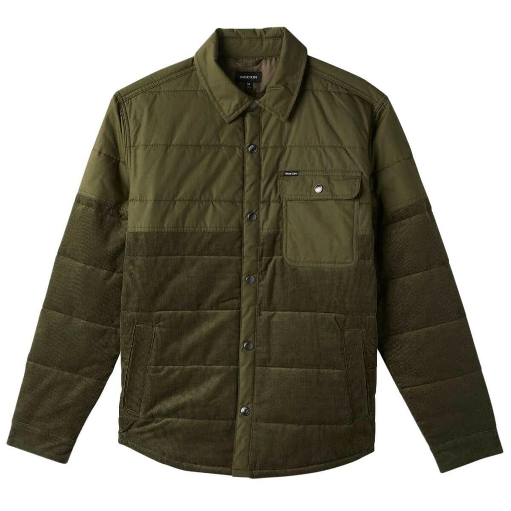 Brixton Cass Jacket In Military Olive - Shop Today