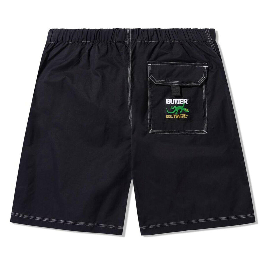 Butter Goods Climber Shorts In Black - Adventure-Ready