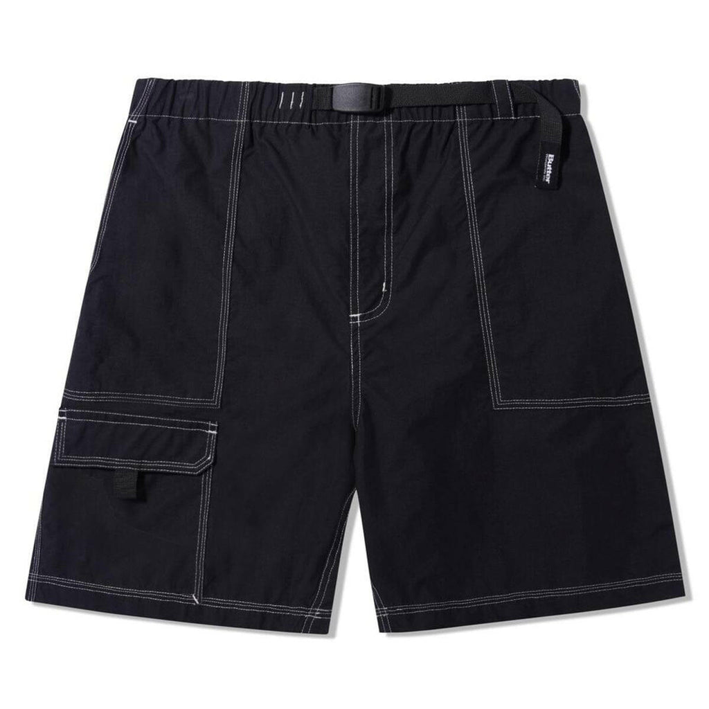 Butter Goods Climber Shorts In Black - Adventure-Ready