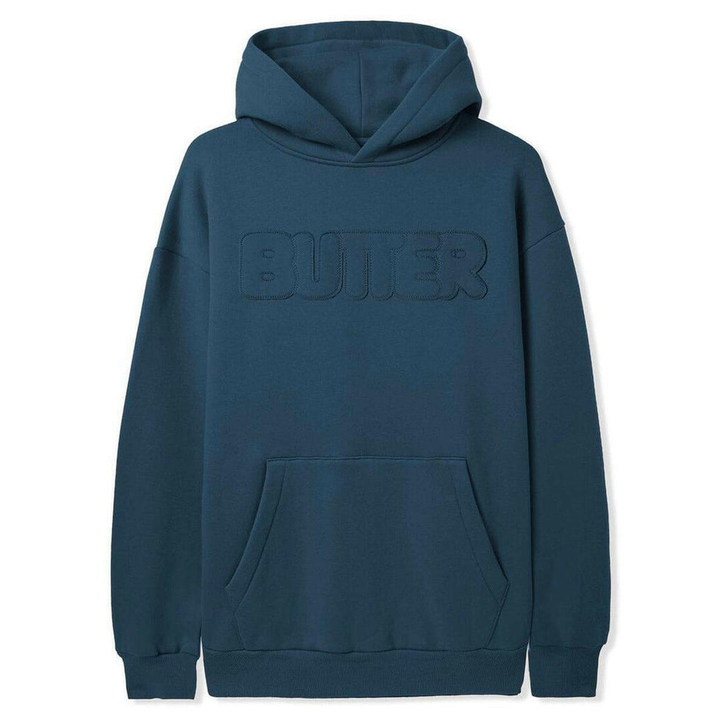 Butter Goods - Fabric Applique Hoodie Denim
