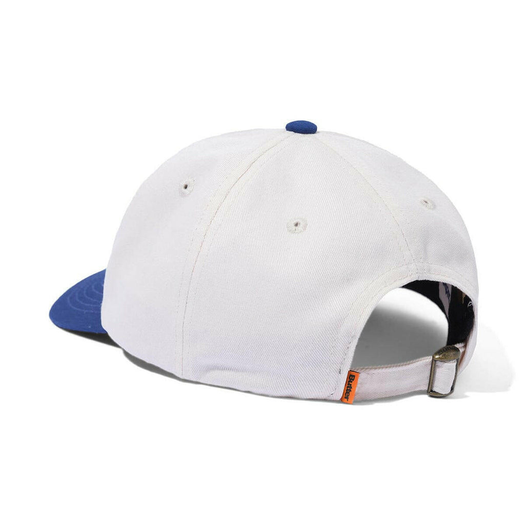 Butter Goods Insect 6 Panel Cap In Natural & Harbour Blue