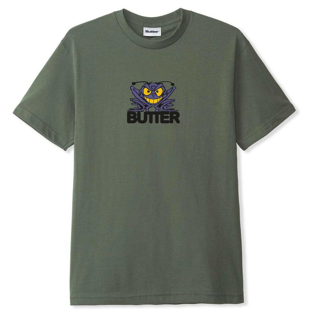 Butter Goods Insect Tee In Army - Shop Versatile Tees Online