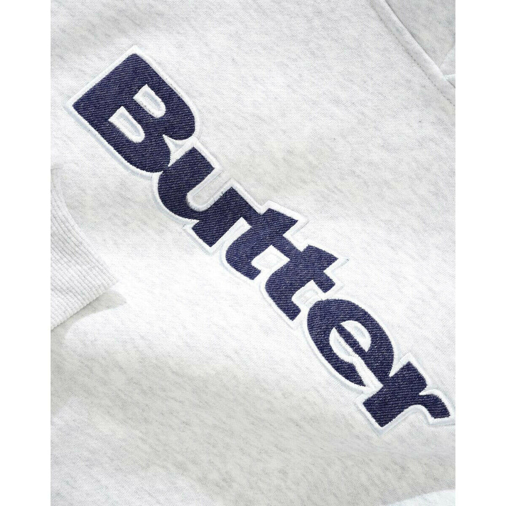 Butter Goods Logo Denim Applique Hoodie | OCD Skate Shop
