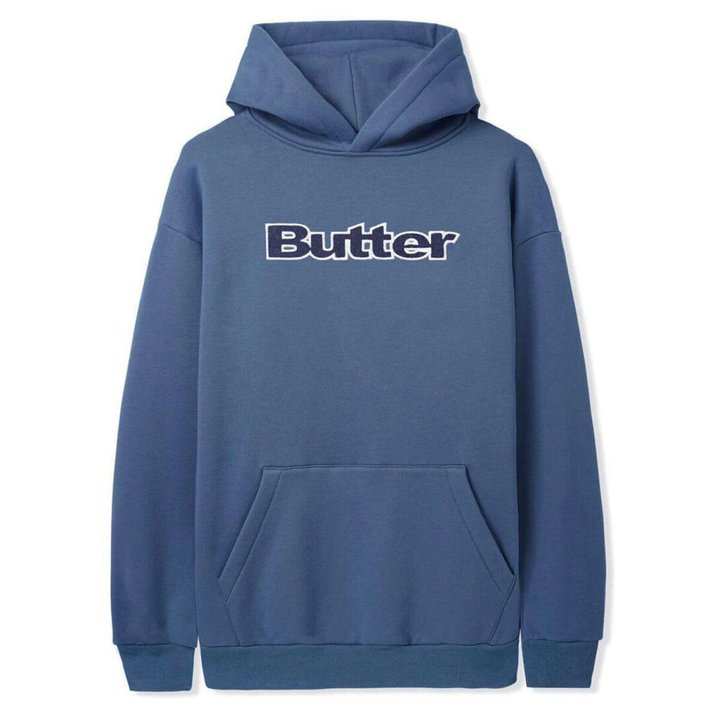 Butter Goods Logo Denim Applique Hoodie | OCD Skate Shop