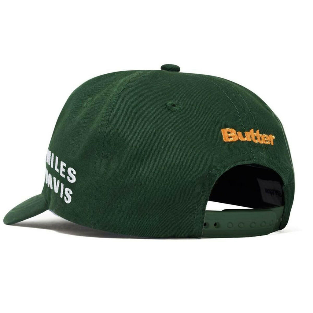 Butter Goods Miles Davis Doo-Bop 5 Panel Cap Forest