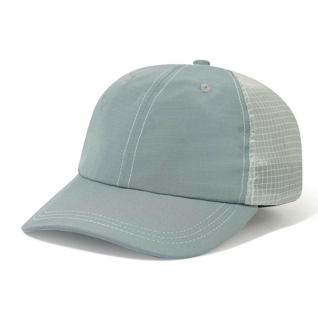 Butter Goods Nylon Ripstop 6 Panel Cap Grey