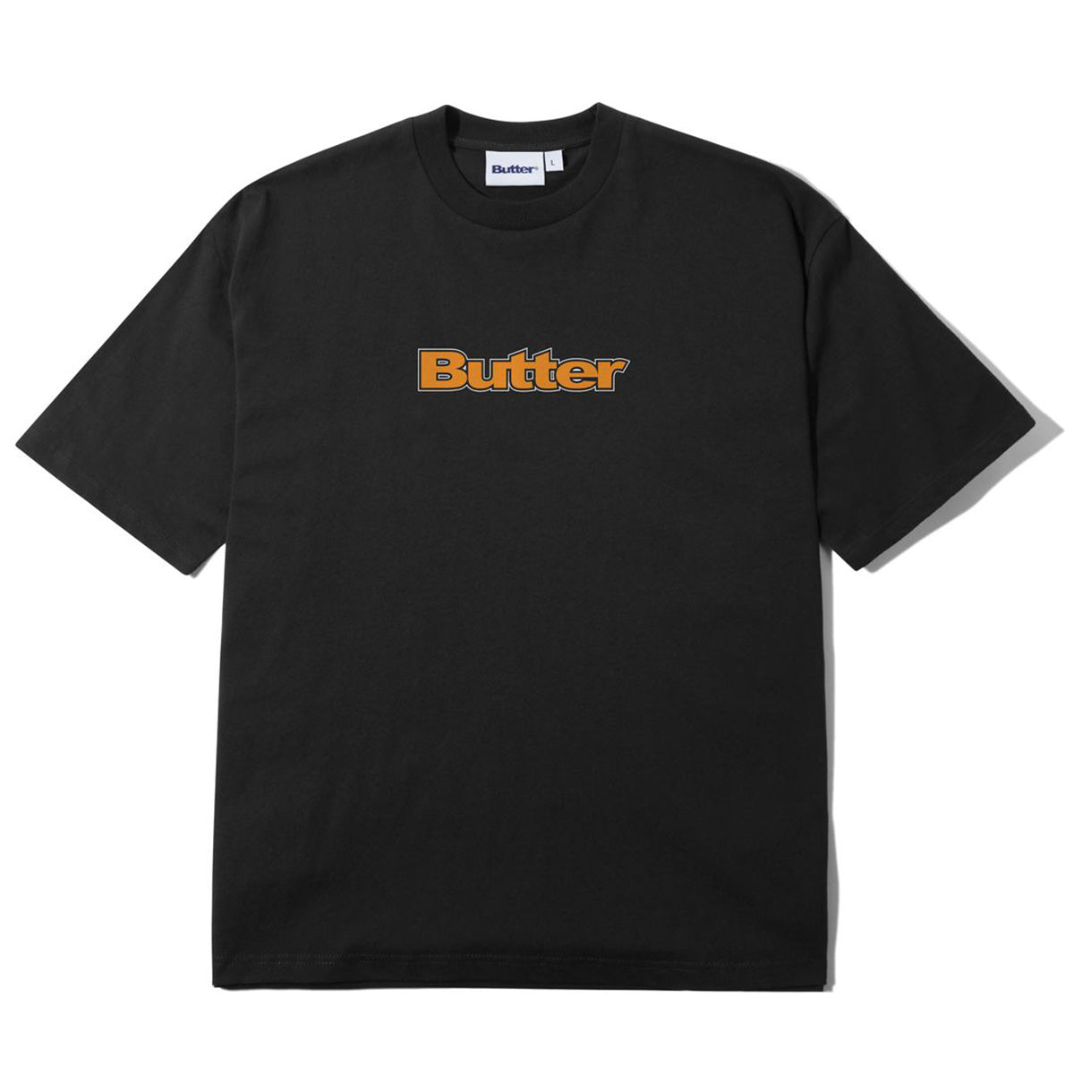 Butter Goods Outline Logo Tee Black