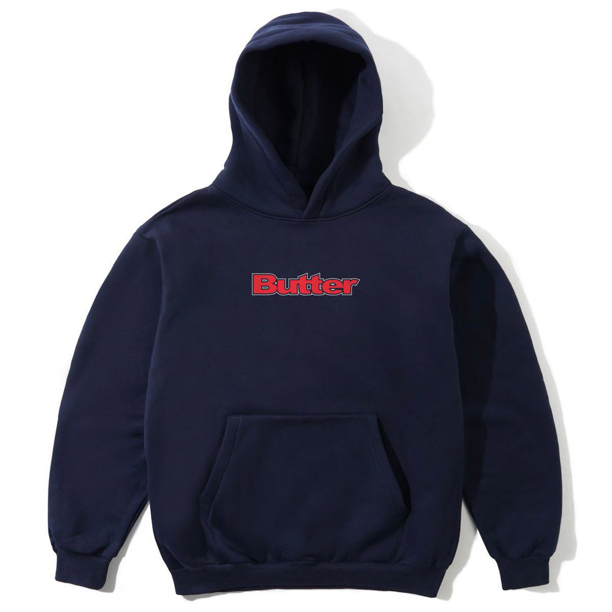 Butter Goods Outline Logo Hoodie Navy