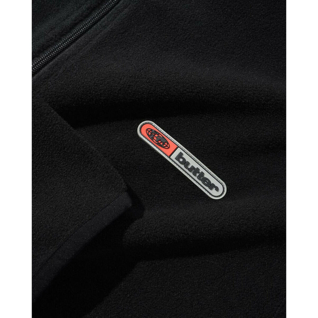 Butter Goods - Trail Polar Fleece Jacket Black | OCD Skate Shop