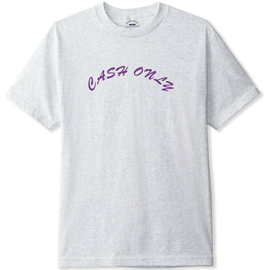 Cash Only Logo Tee in Ash - Find Stylish Tees Online