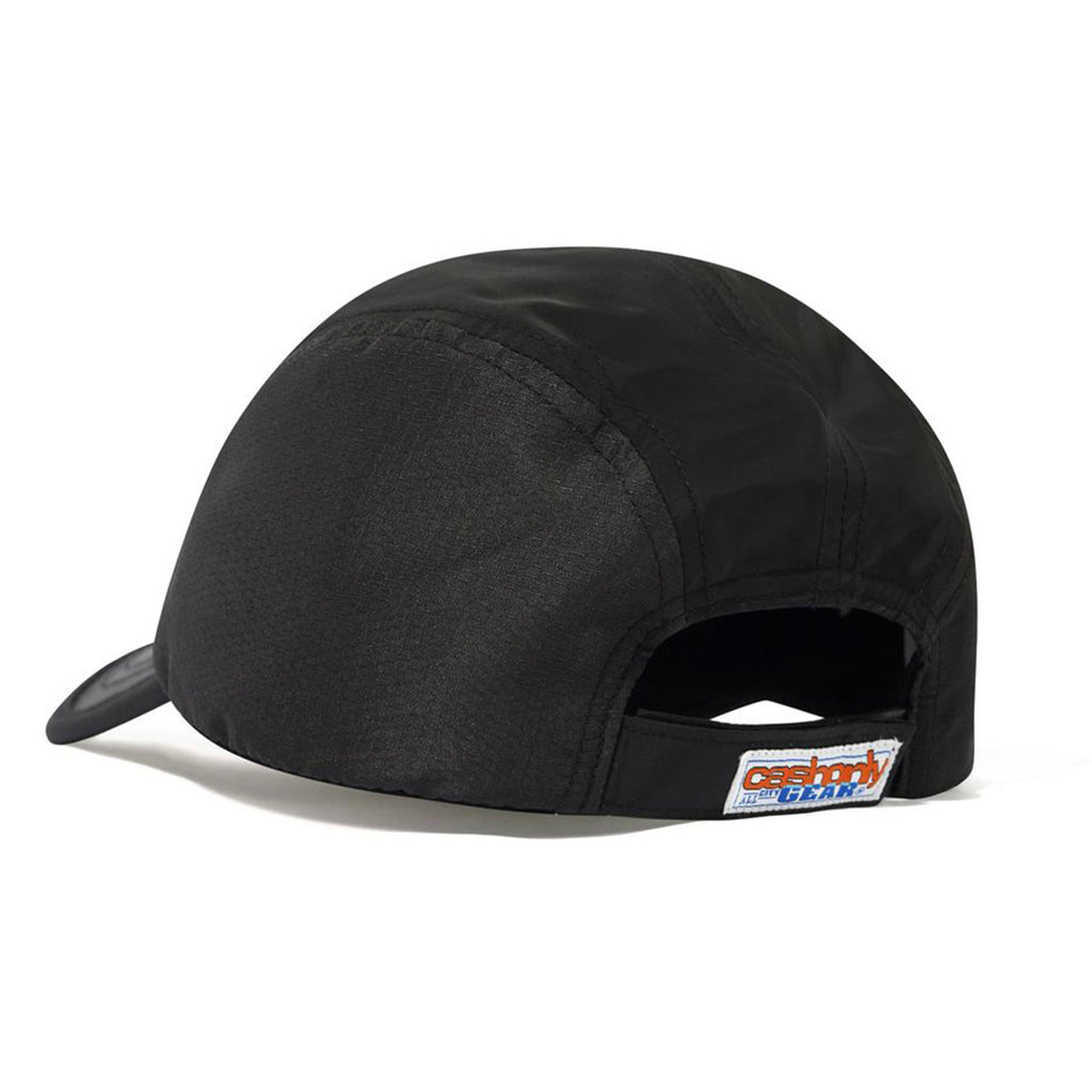 Cash Only Stencil 4 Panel Cap Black