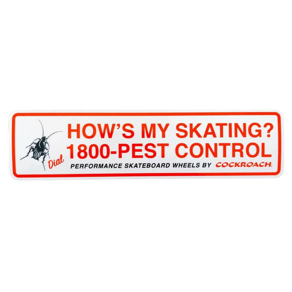 Cockroach Pest Control 8" Bumper Sticker