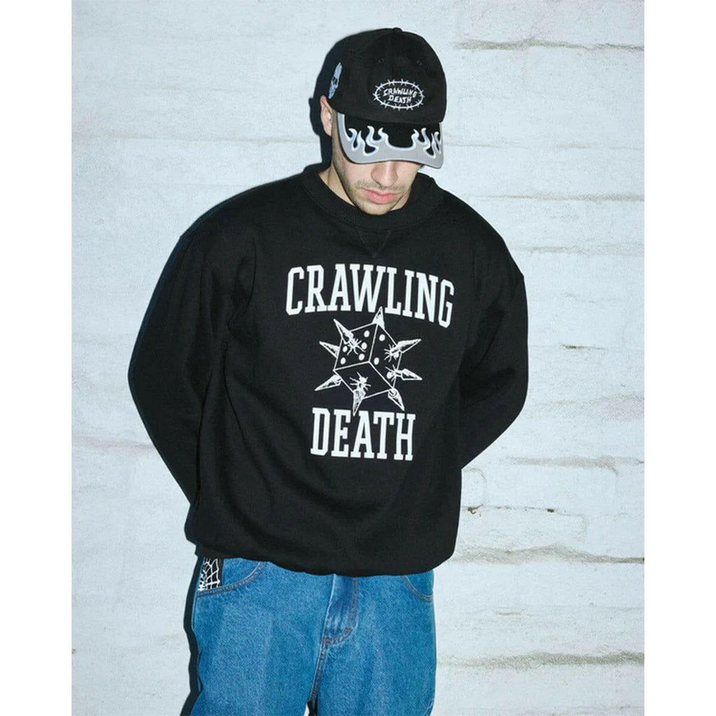Crawling Death Spike Dice Crew Black