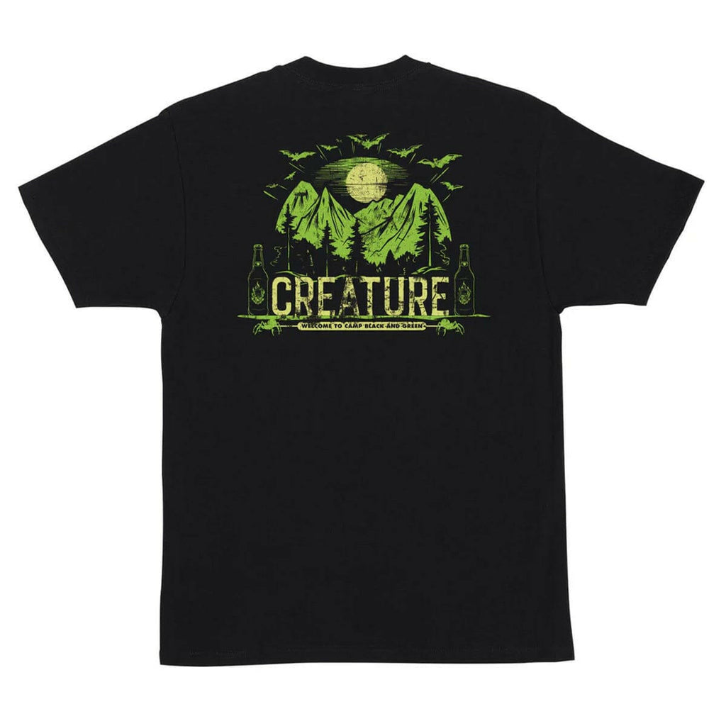 Creature Camper Tee Black | OCD Skate Shop