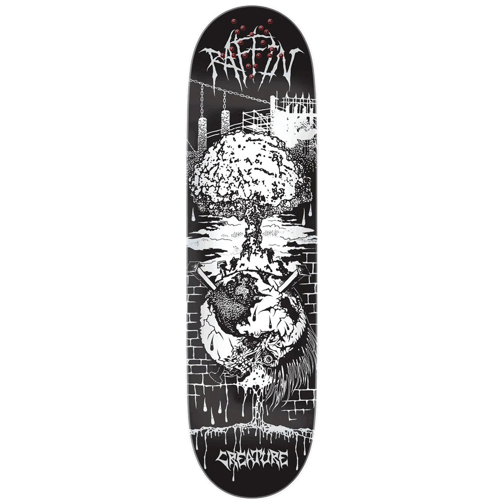 Creature Peter Raffin BLK MTL 8.53 Skateboard Deck