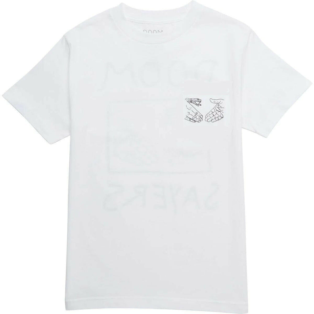 Doom Sayers - Snake Shake Tee White