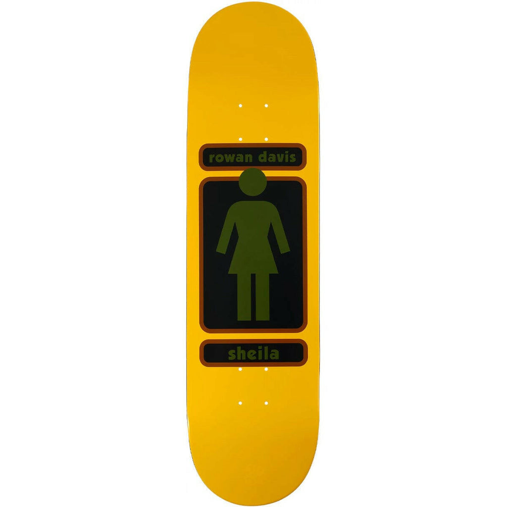 Rowan Davis 93 Til 8.5 Skateboard Deck In Yellow