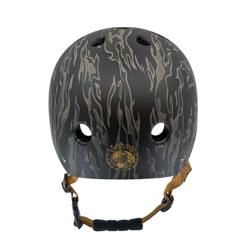 Globe Goodstock Certified Helmet Tiger Camo OCD Skate Shop