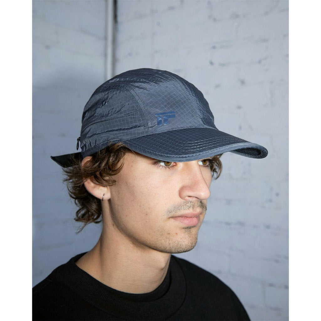 Ichpig Ripstop Stash 4 Panel Hat Steel