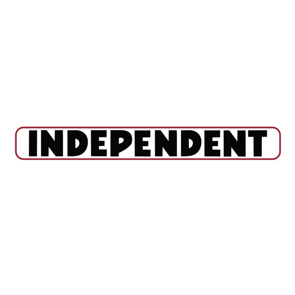 Independent Bar Decal 4" White Sticker - Skater-Approved