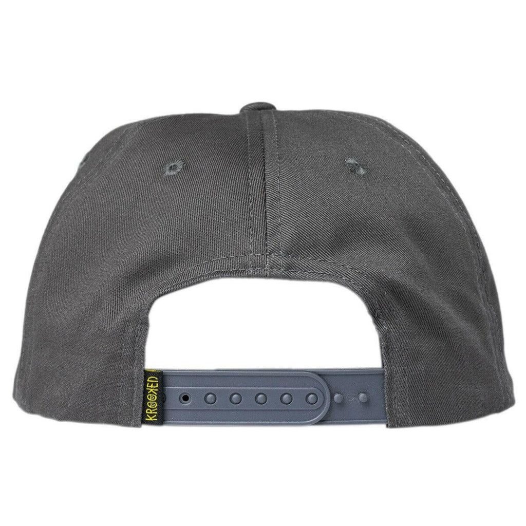 Krooked - Krooked Eyes Snapback Silver/Blue | OCD Skate Shop