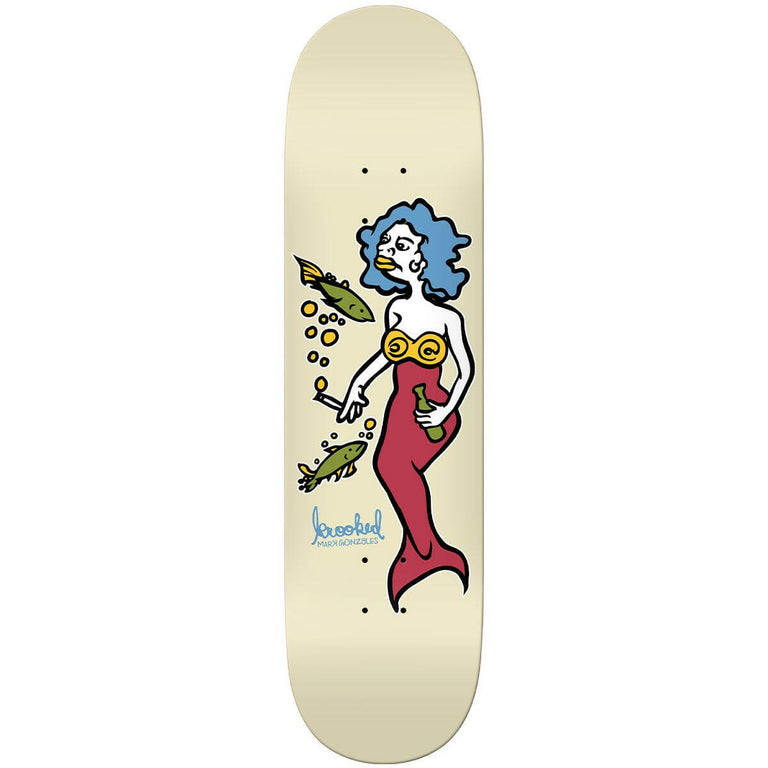 Krooked Gonz Mermaid Re-Colour 8.25 Skateboard Deck