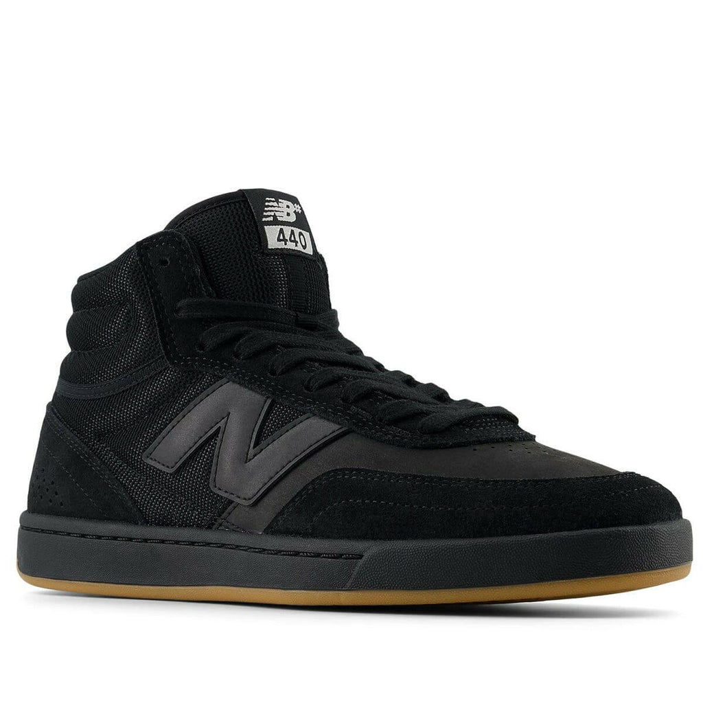 New Balance - 440 High Shoes Black/Black | OCD Skate Shop