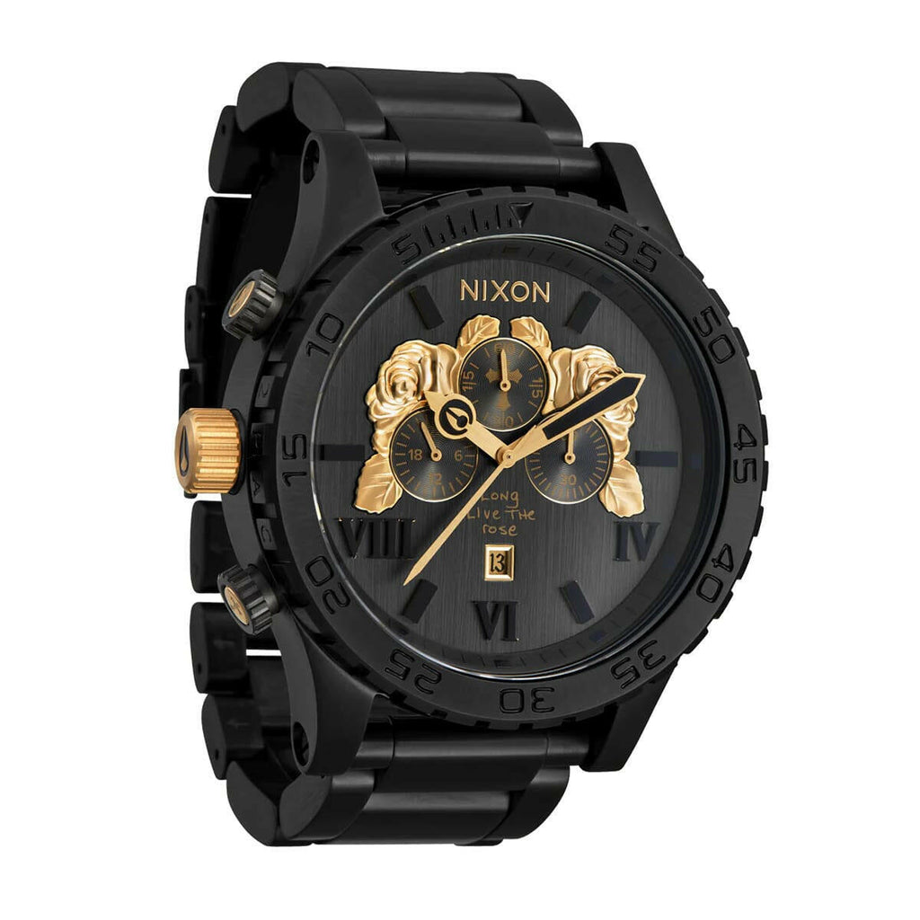 Nixon - 2PAC 51-30 Watch Black/Gold