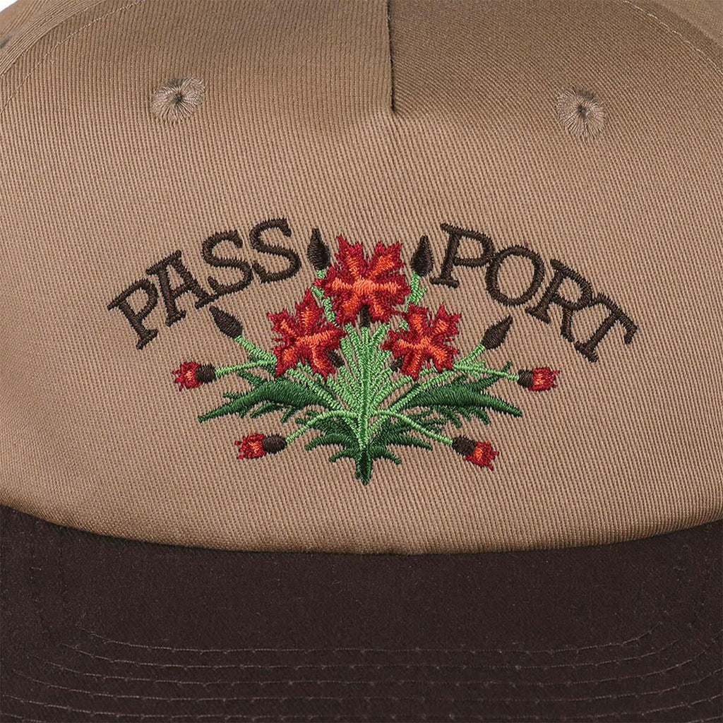 Pass~Port Bloom Workers Cap Chocolate/Sand