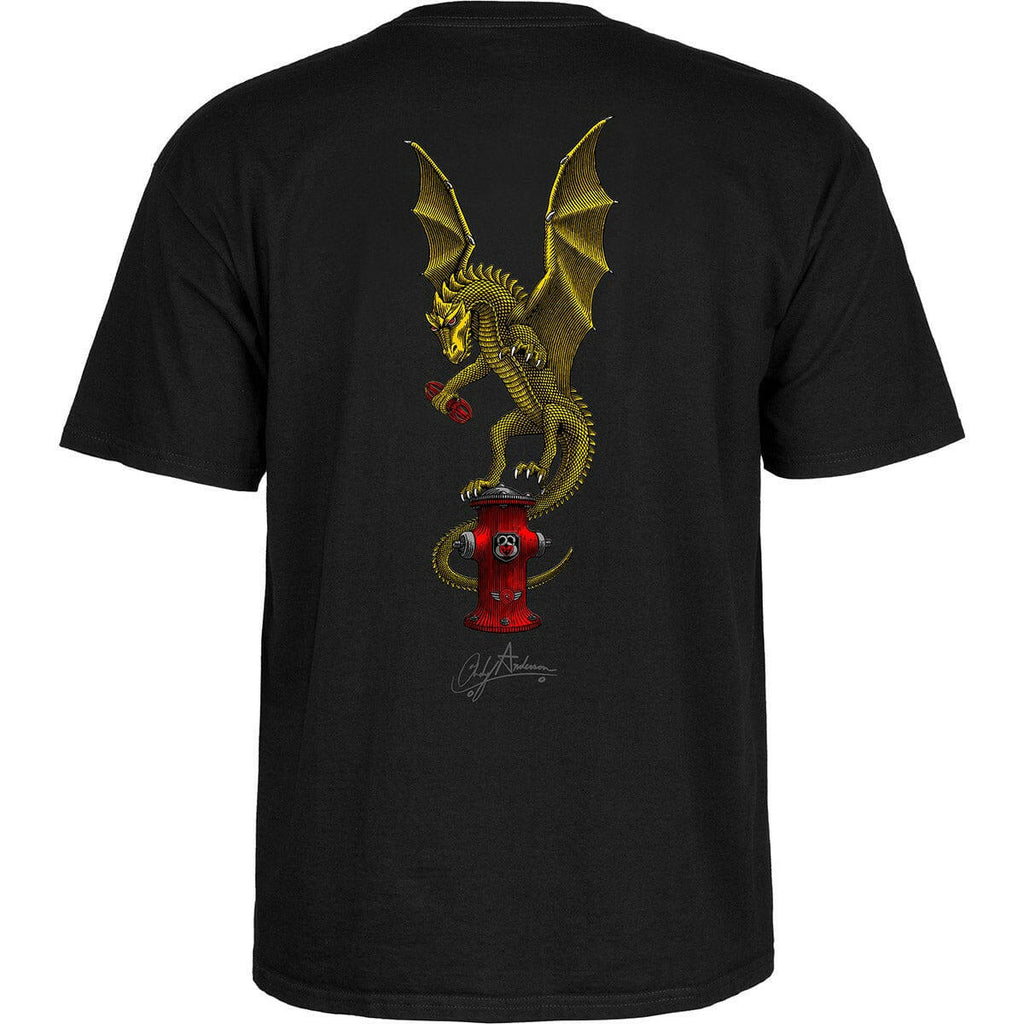 Powell Peralta Andy Anderson Vajra Tee Black | Skate Tee