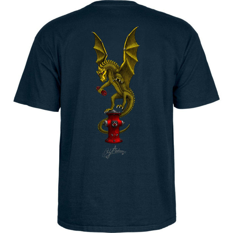 Powell Peralta Andy Anderson Vajra Tee Navy