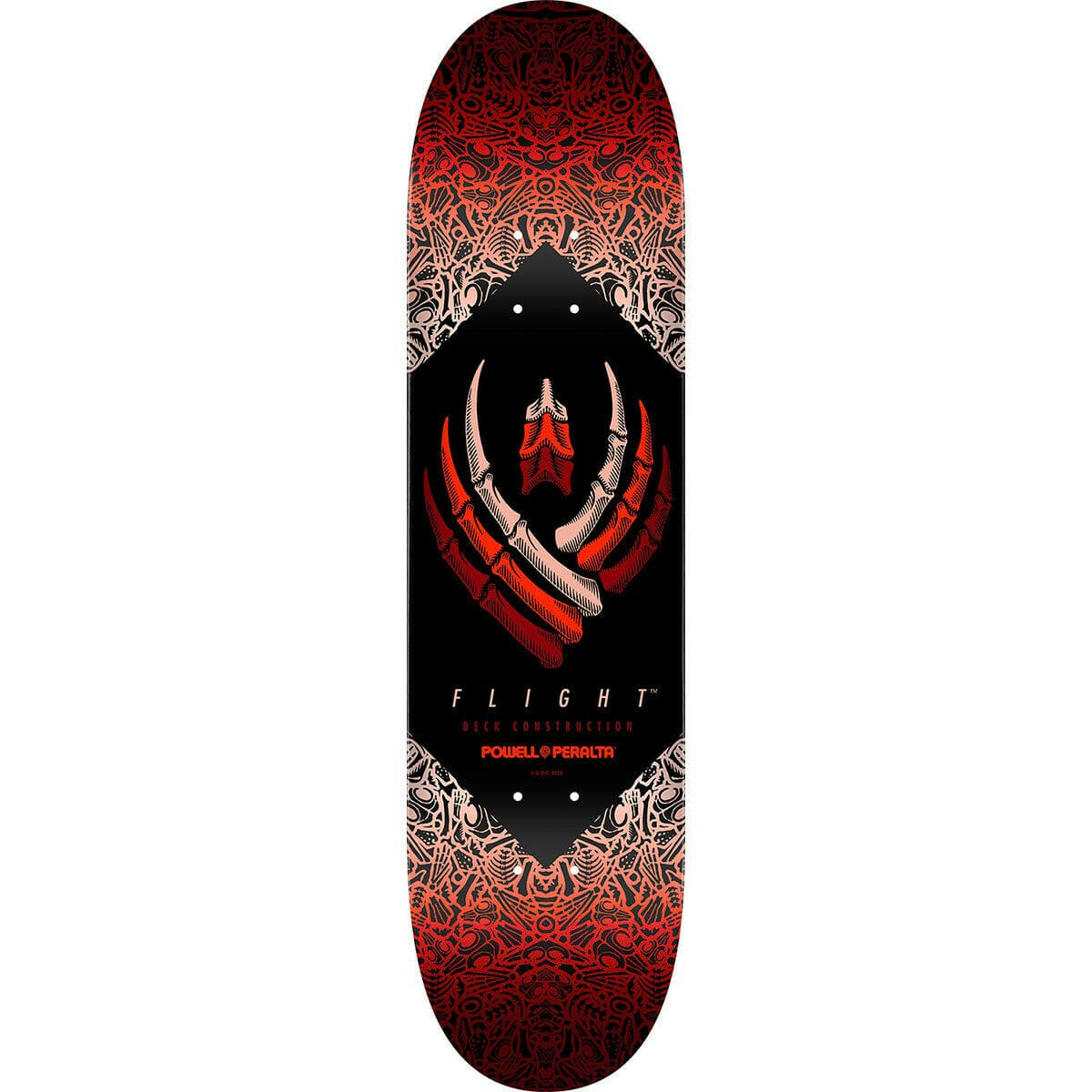 Powell Peralta - Bones Red Flight 8.25 Skateboard Deck