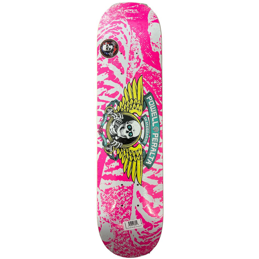 Powell Peralta Winged Ripper White/Pink 7.0 Skateboard Deck
