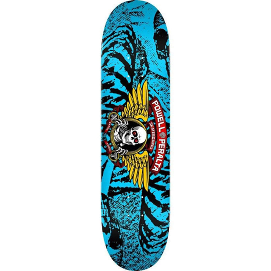 Powell Peralta Winged Ripper Black/Blue 7.0 Skateboard Deck