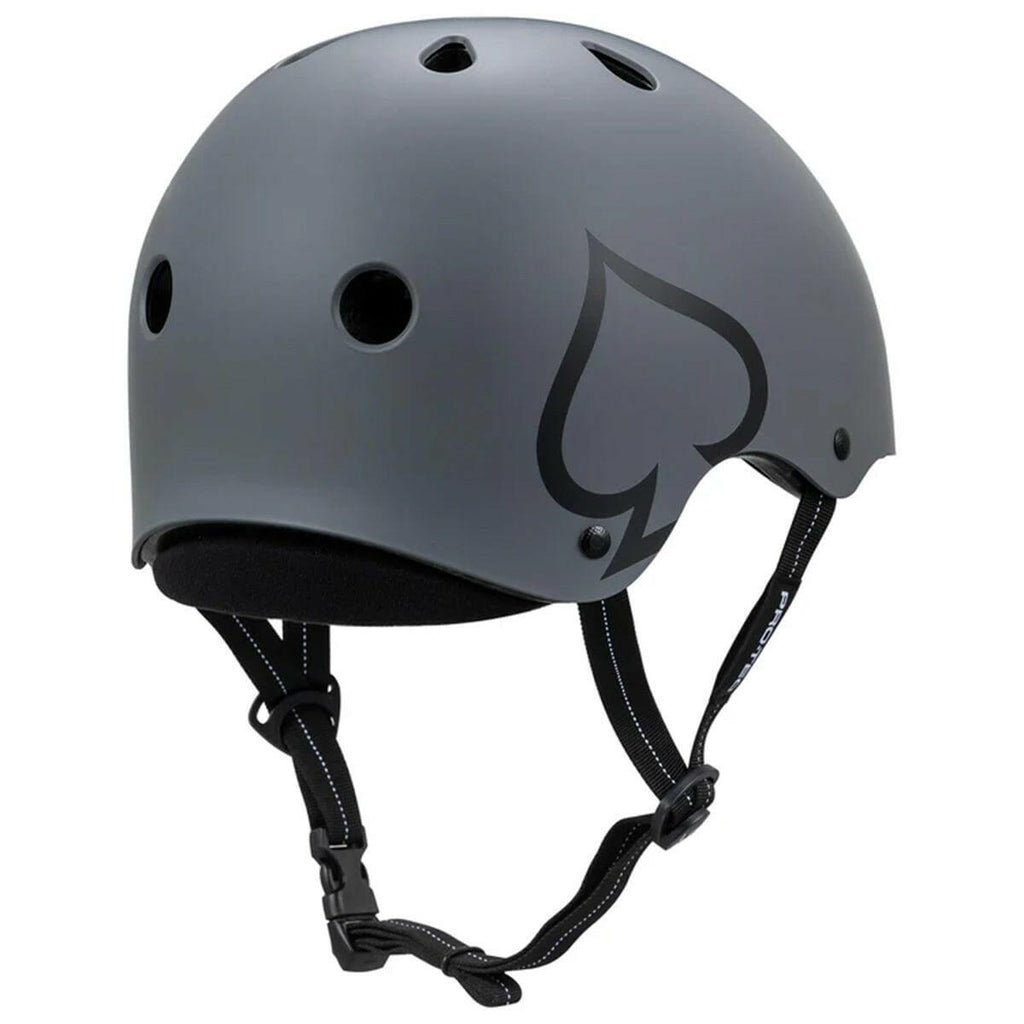 Pro Tec Low Pro Certified Helmet Matte Grey | OCD Skate Shop