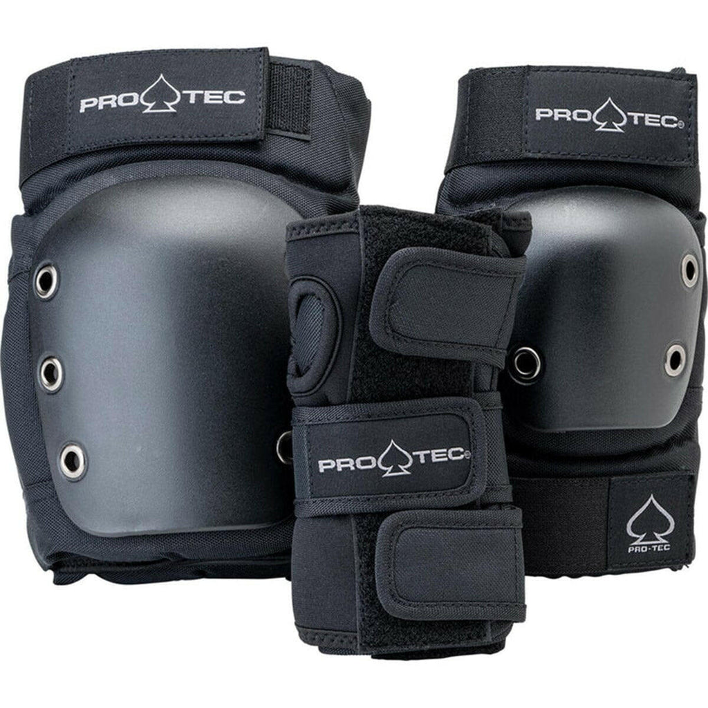 Pro Tec Street Adult 3 Pack Pad Set Black